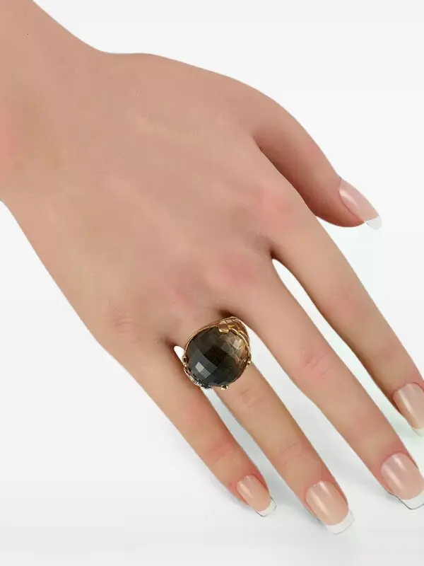CARRERA Y CARRERA Giraffe Smoky Quartz And Diamond Ring - Gold