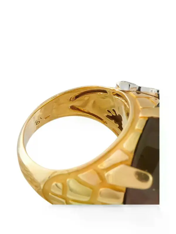 CARRERA Y CARRERA Giraffe Smoky Quartz And Diamond Ring
