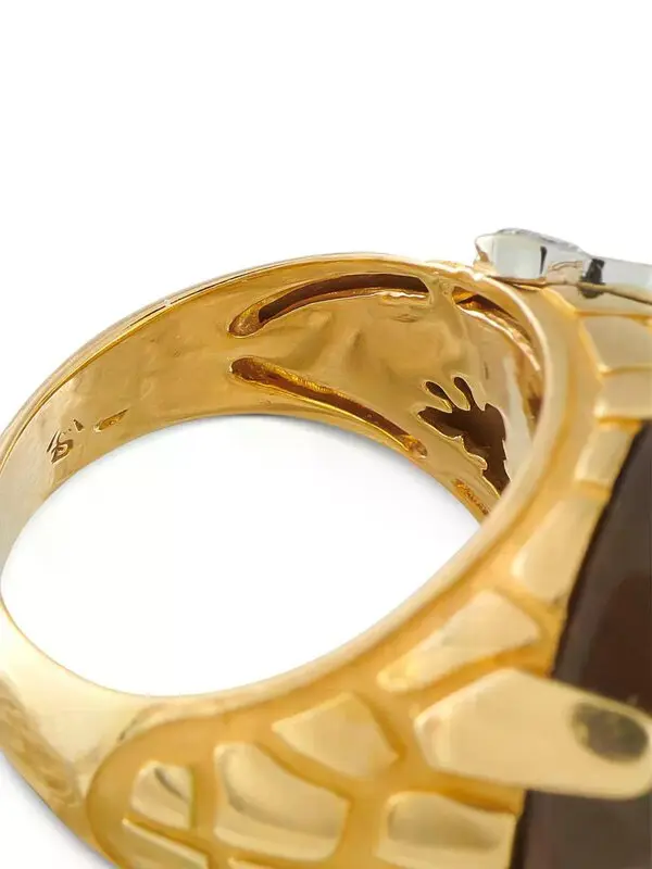 CARRERA Y CARRERA Giraffe Smoky Quartz And Diamond Ring