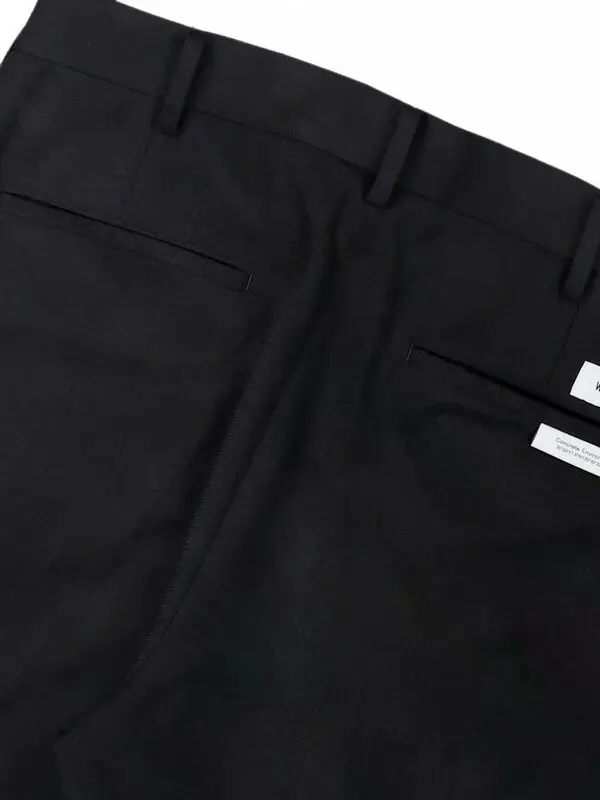 WTAPS Pleated Logo-patch Tailored Trousers