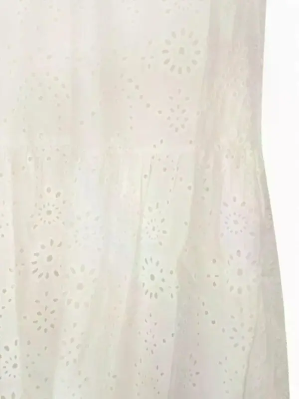 MC2 SAINT BARTH Broderie Anglaise Maxi Skirt