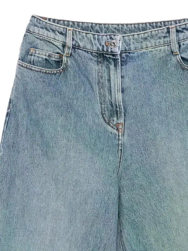 N°21 Turn-up Wide-leg Jeans