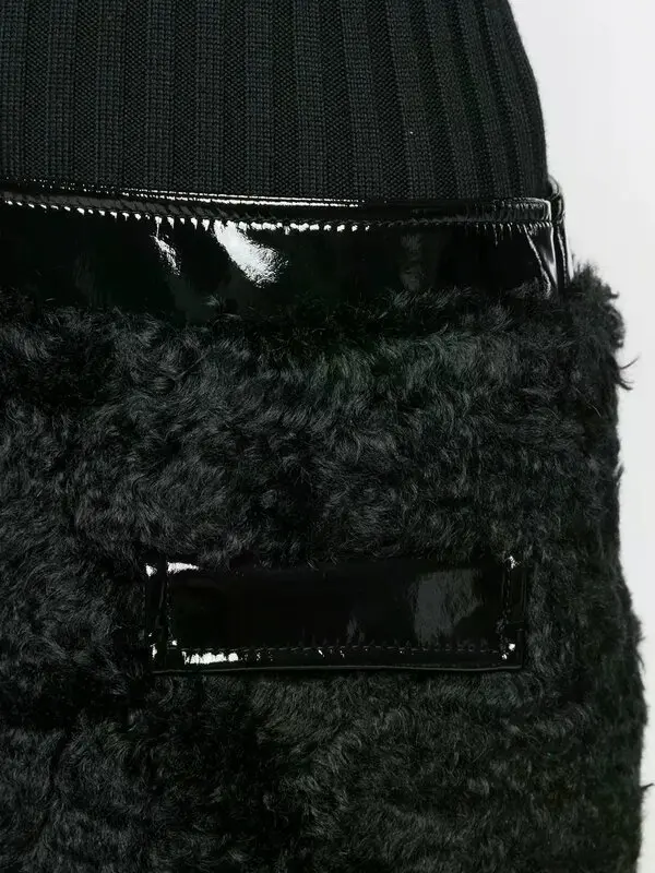 Moschino Long Sleeve Turtleneck Mini Dress