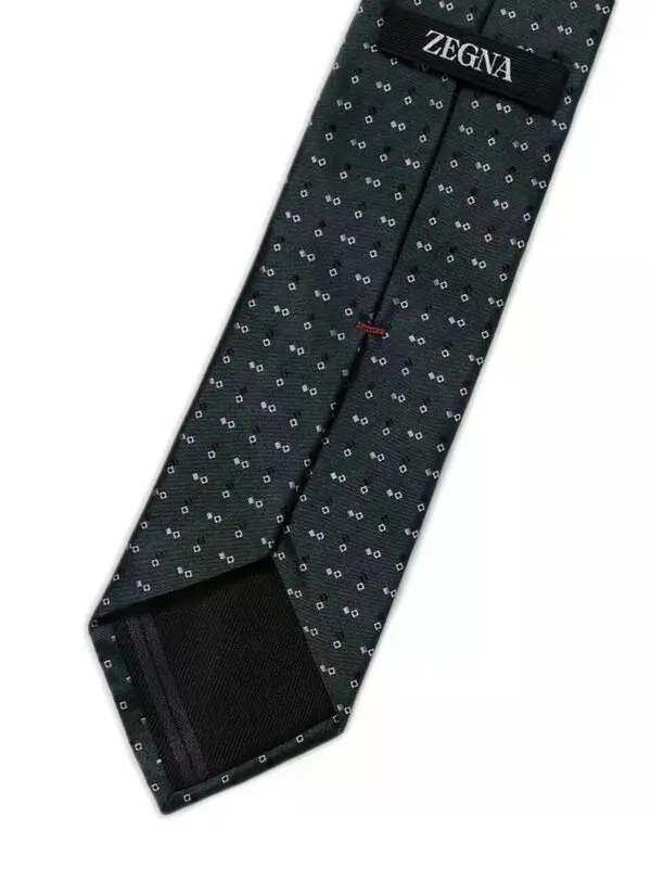 Zegna Jacquard Silk Tie