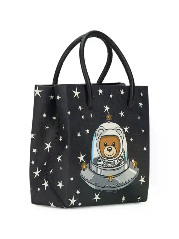 Moschino Space Bear Print Mini Bag - Black
