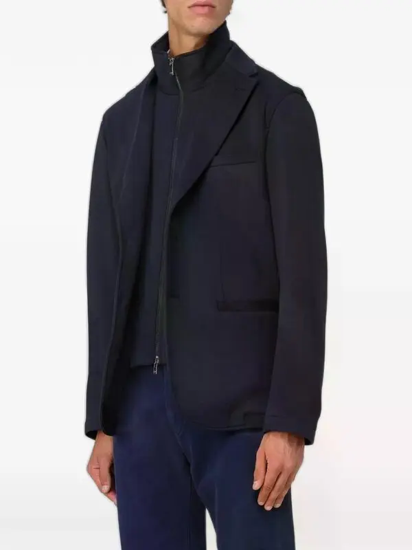 Emporio Armani Layered Single-breasted Blazer