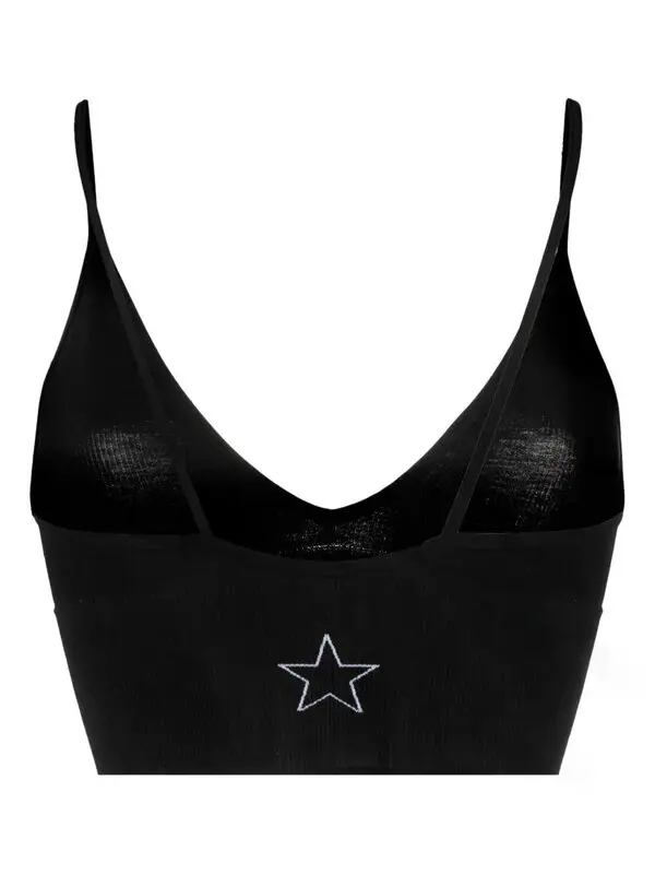 Stella McCartney Logo-print Ribbed Knit Bra