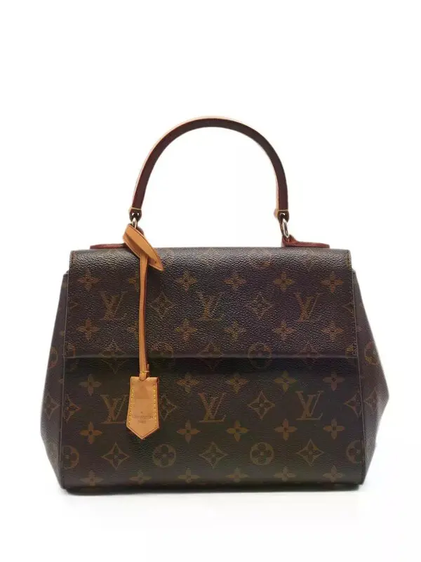 LOUIS VUITTON 2018 Cluny Monogram Tote Bag - Brown