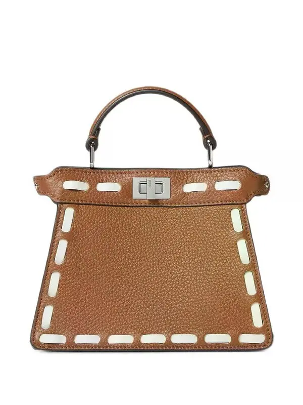 Fendi Peekaboo Iseeu Small Shoulder Bag - Brown