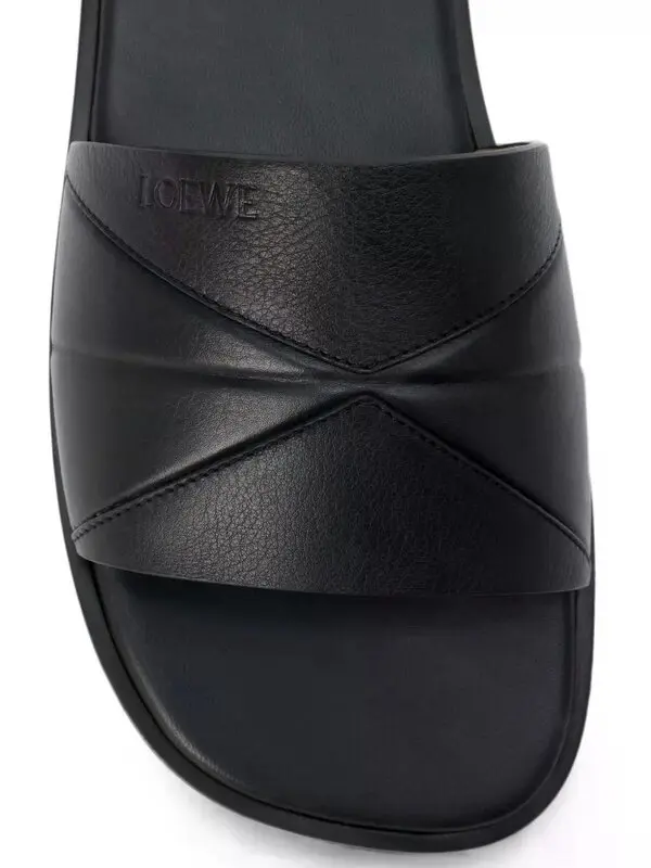 Loewe Origami Leather Sandals