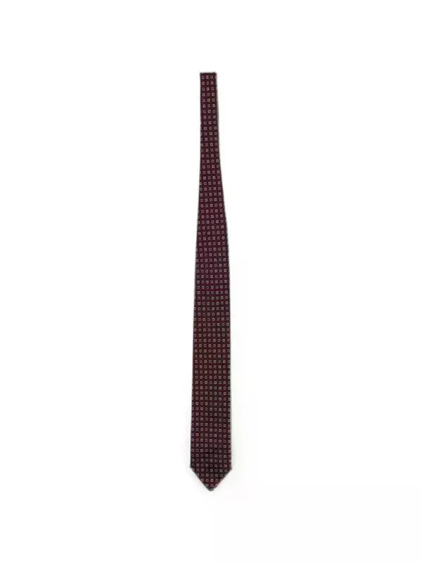 Zegna Brera Geometric-print Tie