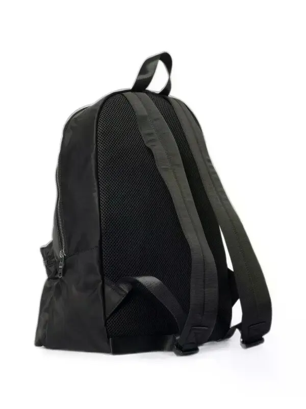 Emporio Armani Logo-patch Backpack - Black
