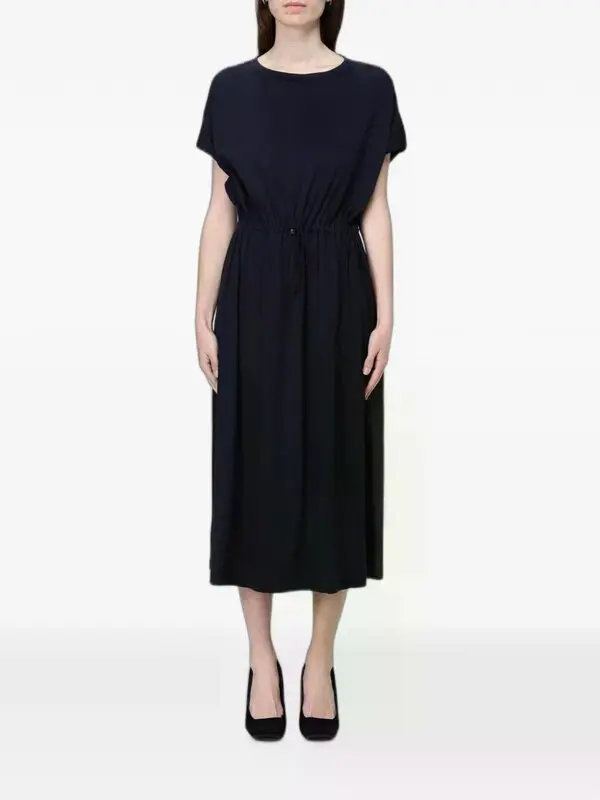 Fabiana Filippi Short Sleeve Midi Dress - Blue