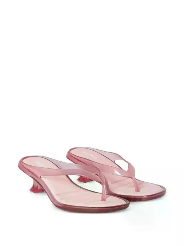 Melissa Thong Strap Kitten Heel Sandals