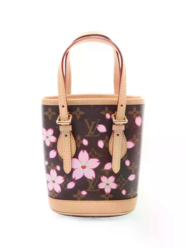 LOUIS VUITTON X Takashi Murakami Monogram Cherry Blossom Handbag - Brown