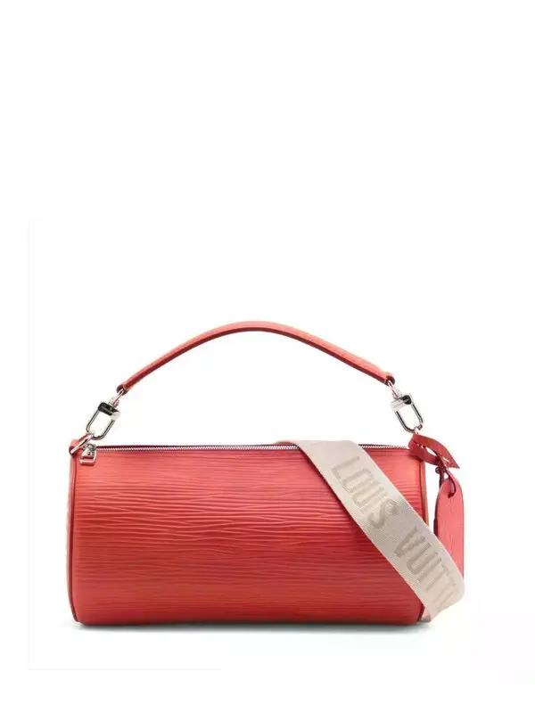 LOUIS VUITTON Epi Xl Soft Polochon Mm Satchel - Red