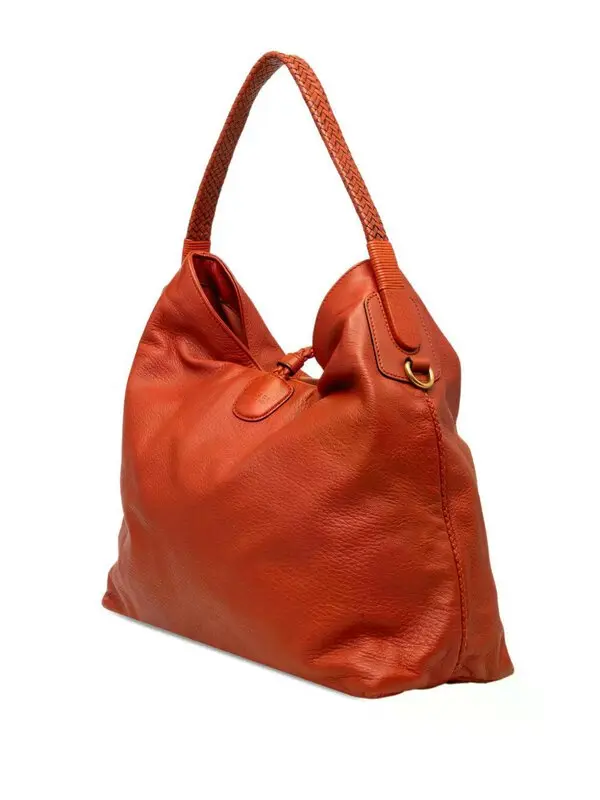Gucci Calfskin Hip Bamboo Satchel