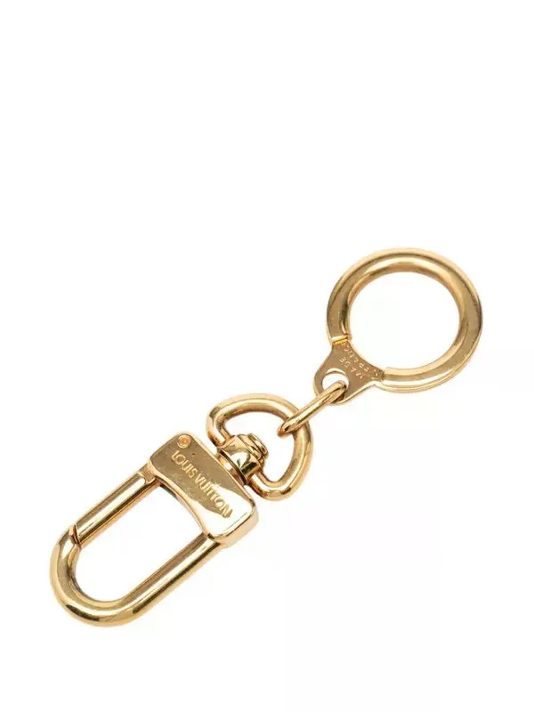 LOUIS VUITTON Plated Bolt Extender Ring Keychain - Gold