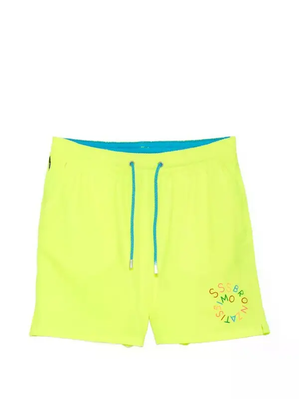 MC2 SAINT BARTH Embroidered Drawstring Swim Shorts