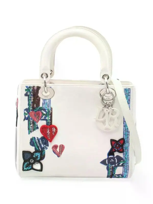 Dior Lady Sequin Patch Handbag