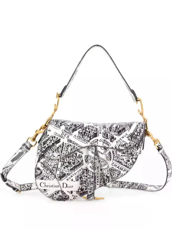 Dior Saddle Handbag With Strap