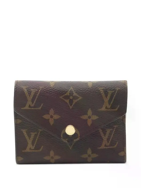 LOUIS VUITTON Monogram Victorine Trifold Wallet - Brown