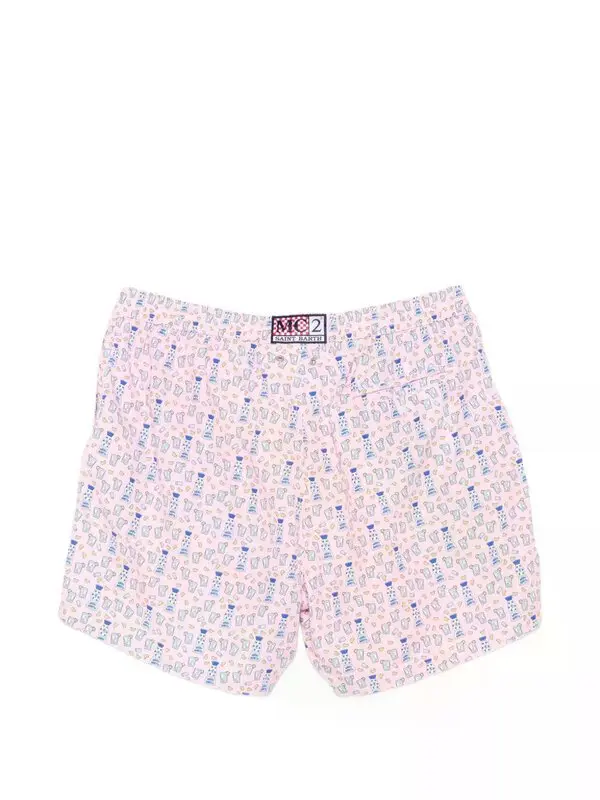 MC2 SAINT BARTH Micro Fantasy Graphic-print Swim Shorts