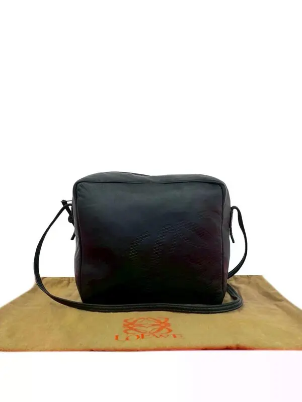 Loewe Leather Anagram Crossbody Bag