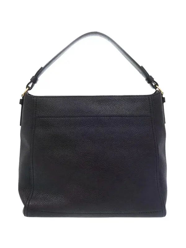 FERRAGAMO Pebbled Leather Ally Hobo Satchel