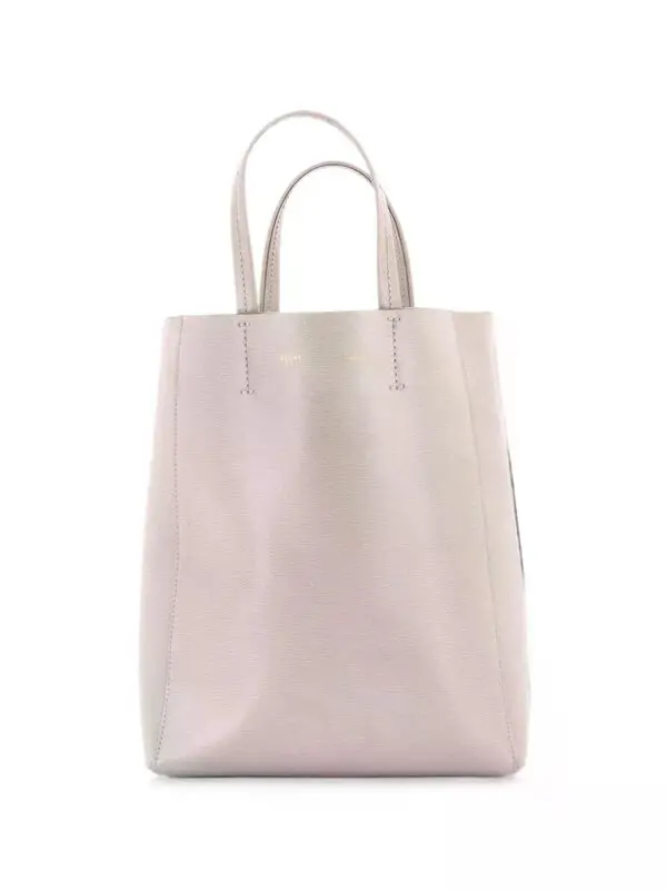 Celine Vertical Cabas Grained Calfskin Tote Bag