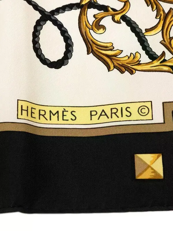 Hermès 1990-2001 Les Cles Silk Scarf 90 Scarves