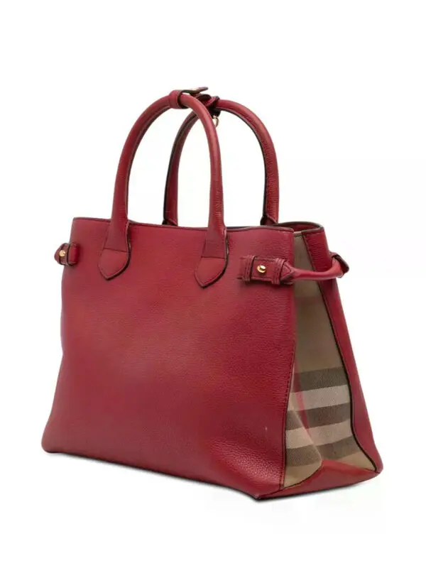 Burberry Leather Banner Satchel