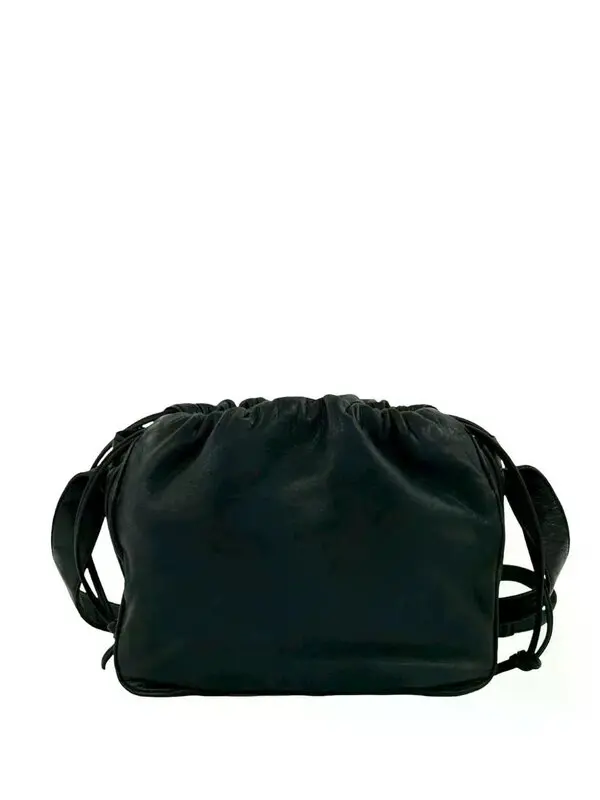 Loewe Leather Anagram Crossbody Bag - Black