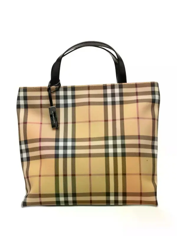 Burberry House Check Coated Canvas Tote Bag - Neutrals