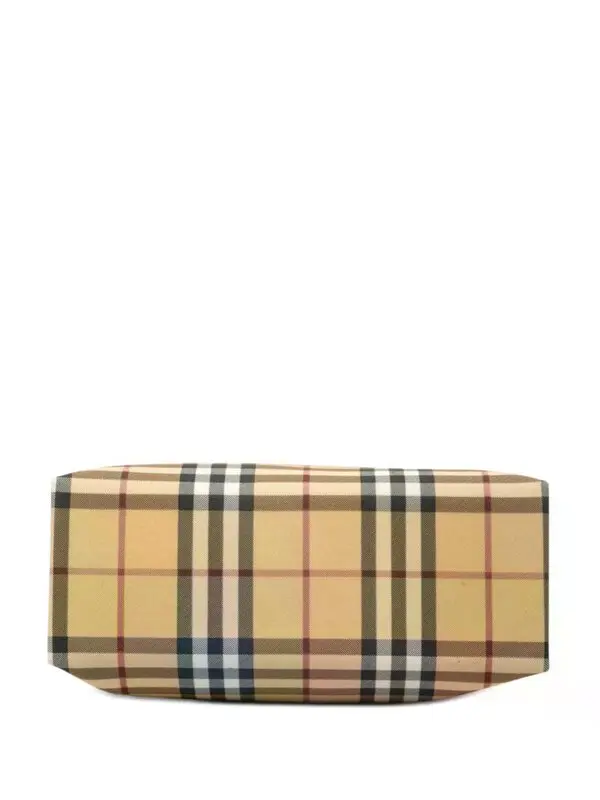 Burberry House Check Coated Canvas Tote Bag