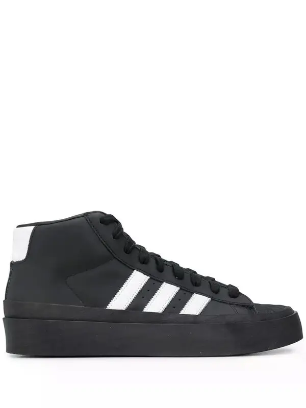 Adidas X 424 Pro Model High-top Sneakers - Black