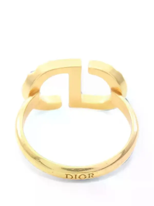 Dior Petit Cd Rhinestone Ring