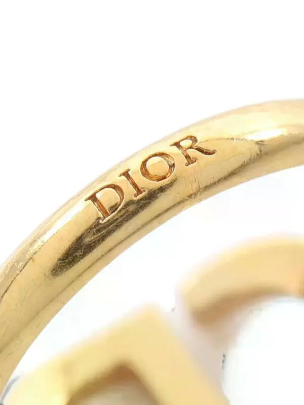 Dior Petit Cd Rhinestone Ring
