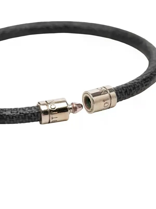 LOUIS VUITTON Damier Graphite Keep It Bracelet