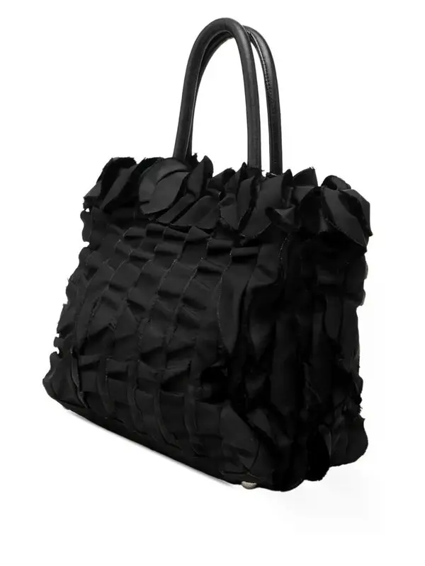 Prada Tessuto Ruffle Tote Bag