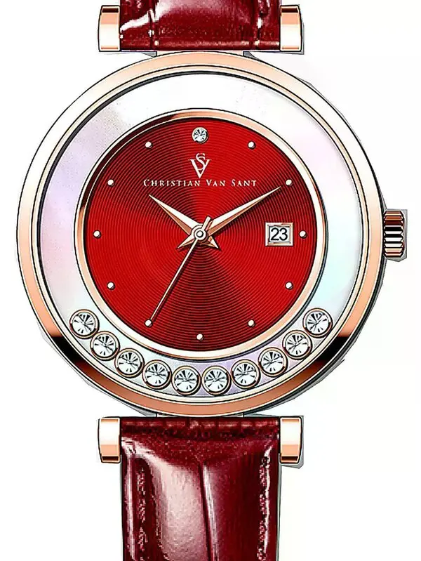 CHRISTIAN VAN SANT Bria 40mm Watch - Red