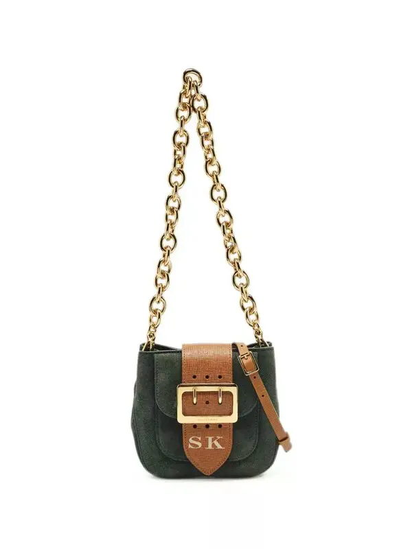 Burberry Buckle Dual-pin Crossbody Bag - Green