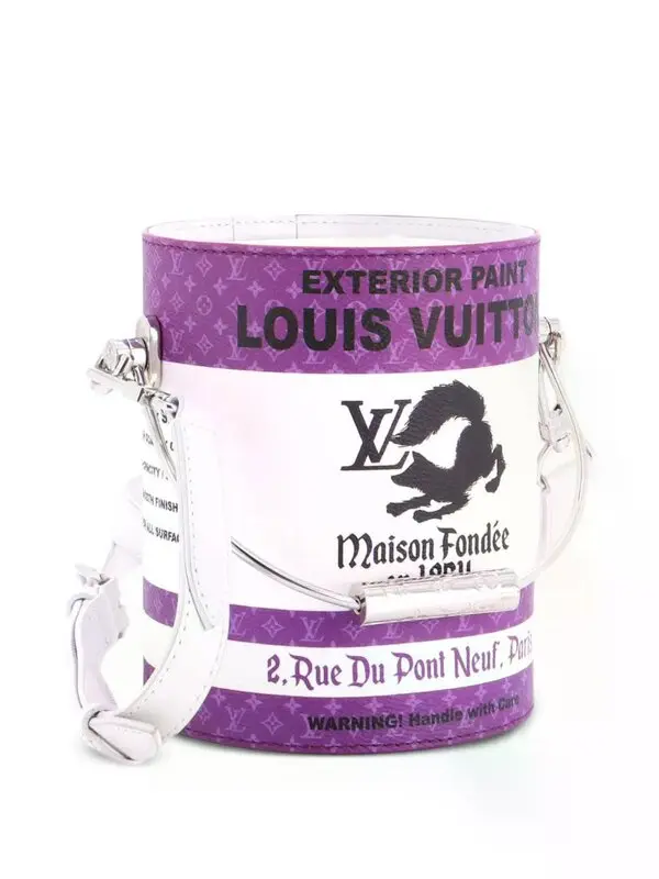 LOUIS VUITTON Monogram Canvas And Leather Paint Can Bag