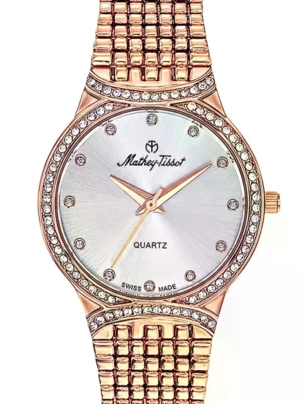 MATHEY TISSOT Classic 28mm Watch With Pavé-set Crystals
