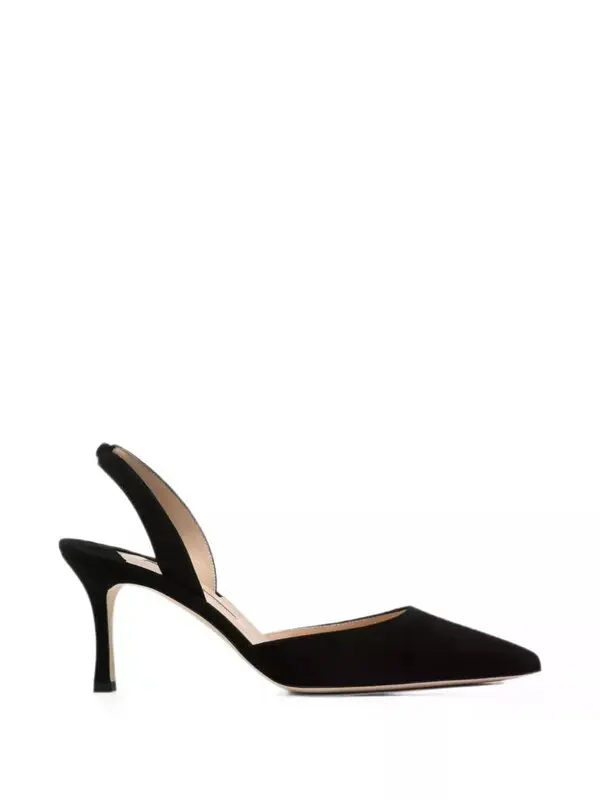 Manolo Blahnik Carolyne Slingback Pumps - Black