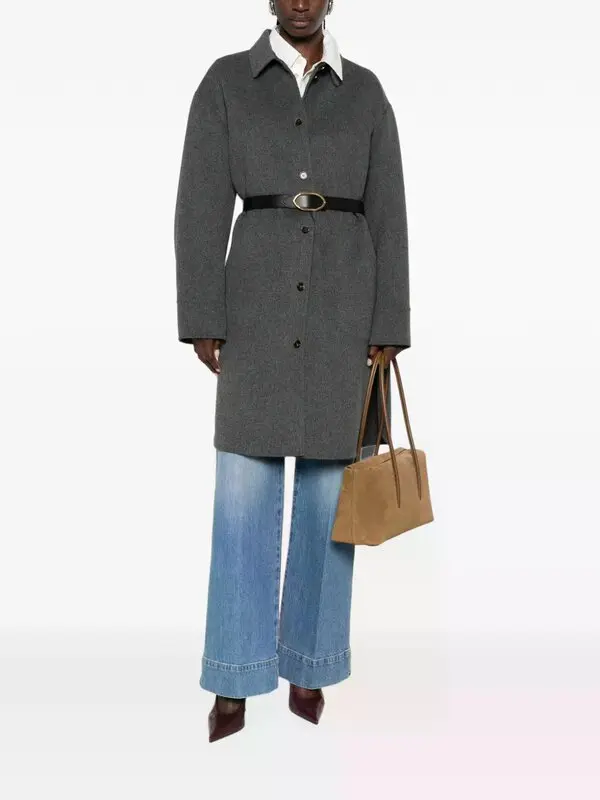 Max Mara Long-sleeve Button-fastening Coat