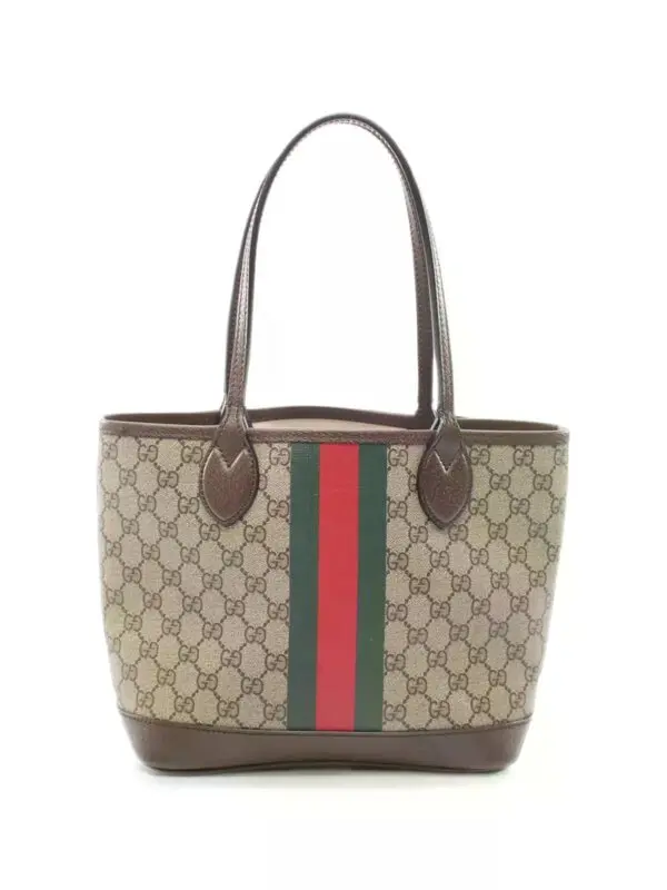 Gucci Ophidia Gg Supreme Tote Bag - Neutrals