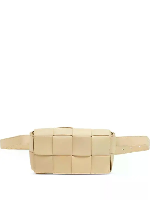 Bottega Veneta Cassette Intrecciato Belt Bag - Neutrals