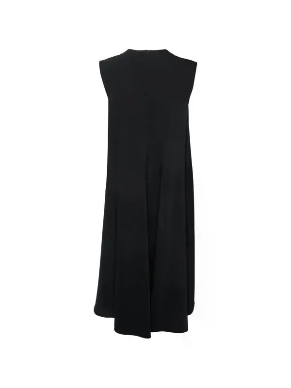 Sportmax Defile Two-tone Crepe Midi Dress