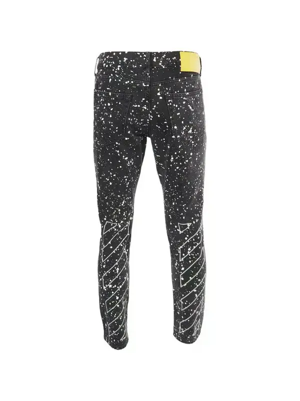 Off-White Paint Splatter Skinny Jeans